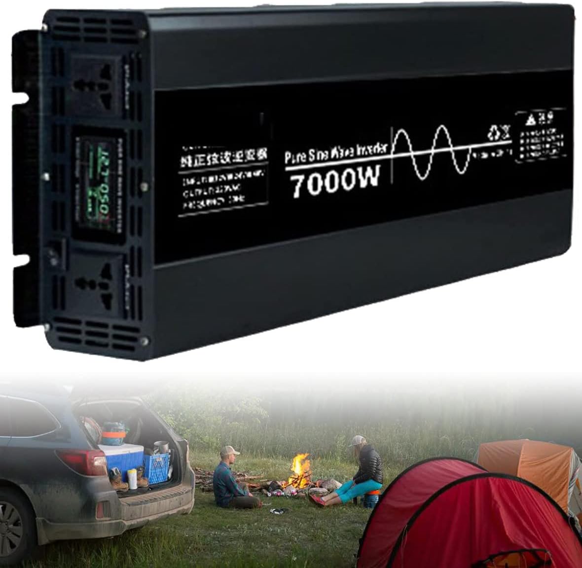 BaiLiWang Power Inverter 7000W/10000W DC 24V/48V to AC 230V 240V Pure ...