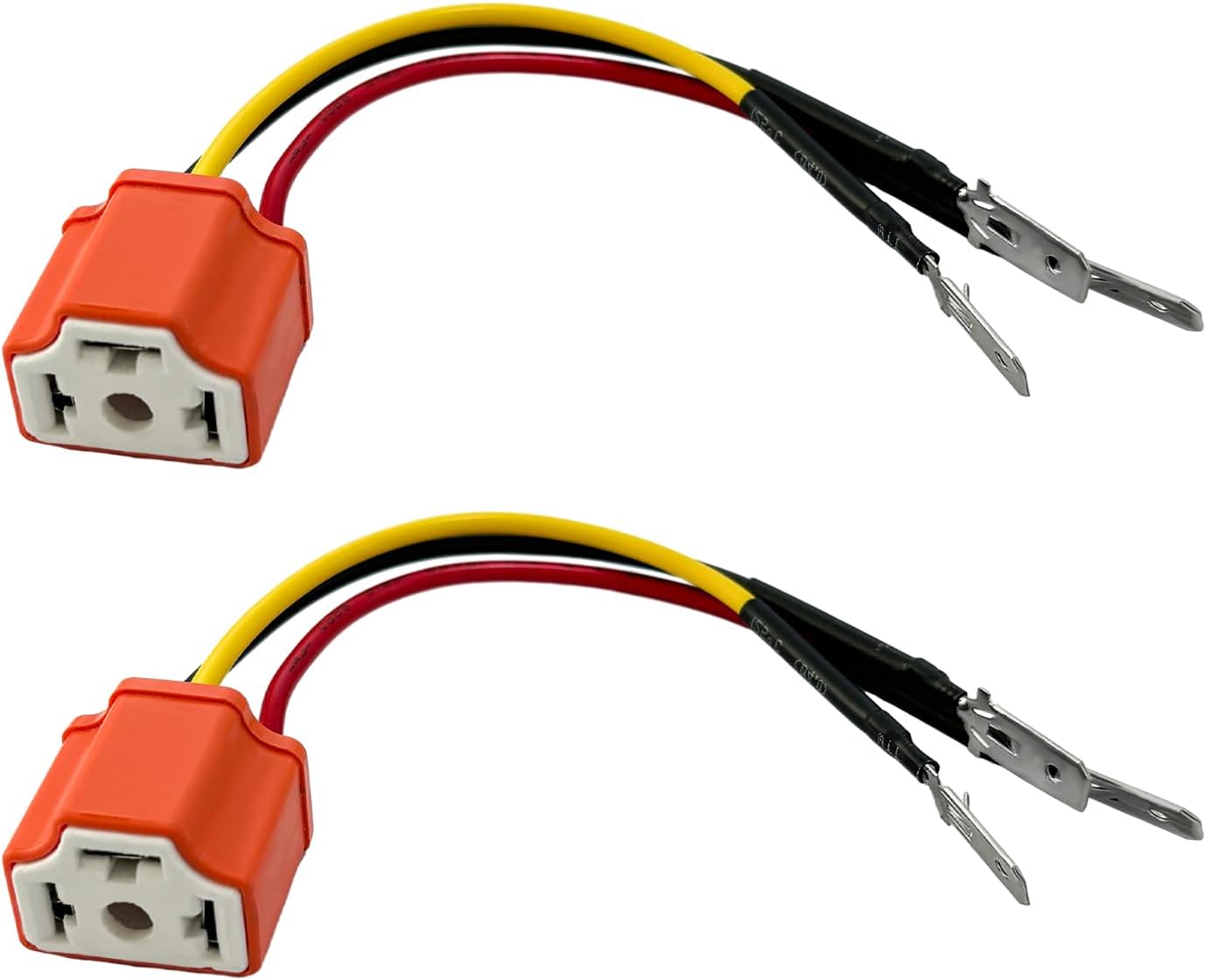 Amazon.com: Yourkar 2PCS Ceramic H4 9003 HB2 Wiring Harness Headlight ...