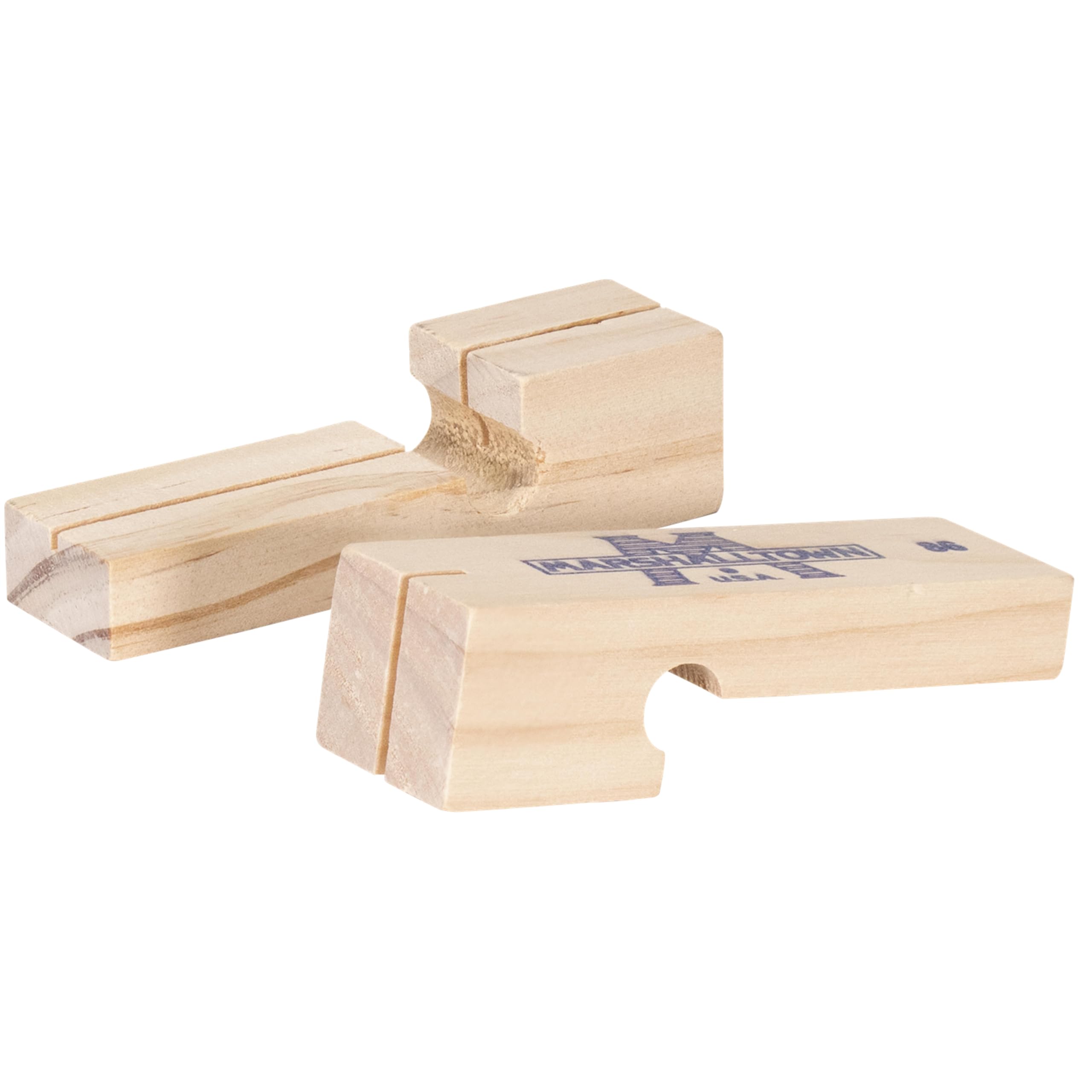 Masonry String 4 Inch Wood Line Blocks For Masonry - 2 Pairs Concrete ...