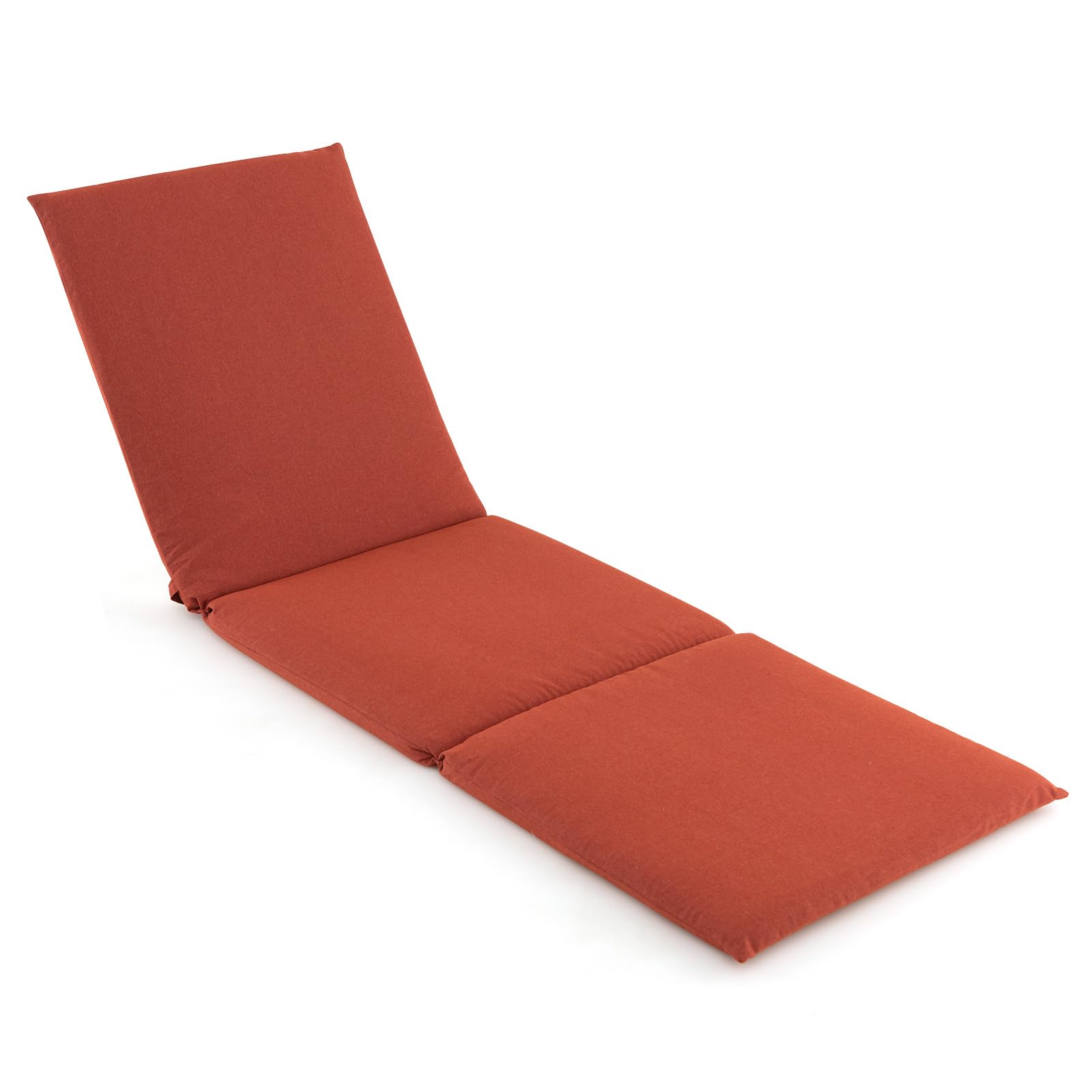 Amazon.com: HAPPYGRILL Outdoor Chaise Lounge Cushion, Patio Furniture ...