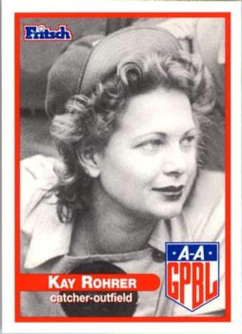 Amazon.com: 2000 AAGPBL Series 3 Baseball #396 Kay Rohrer Rockford ...