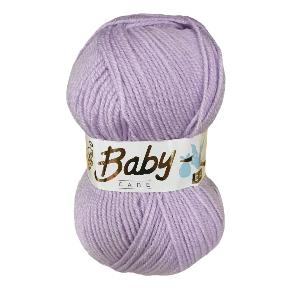 Woolcraft Baby Care DK Soft Knitting Wool/Yarn - 100g Ball - 16 Shades ...