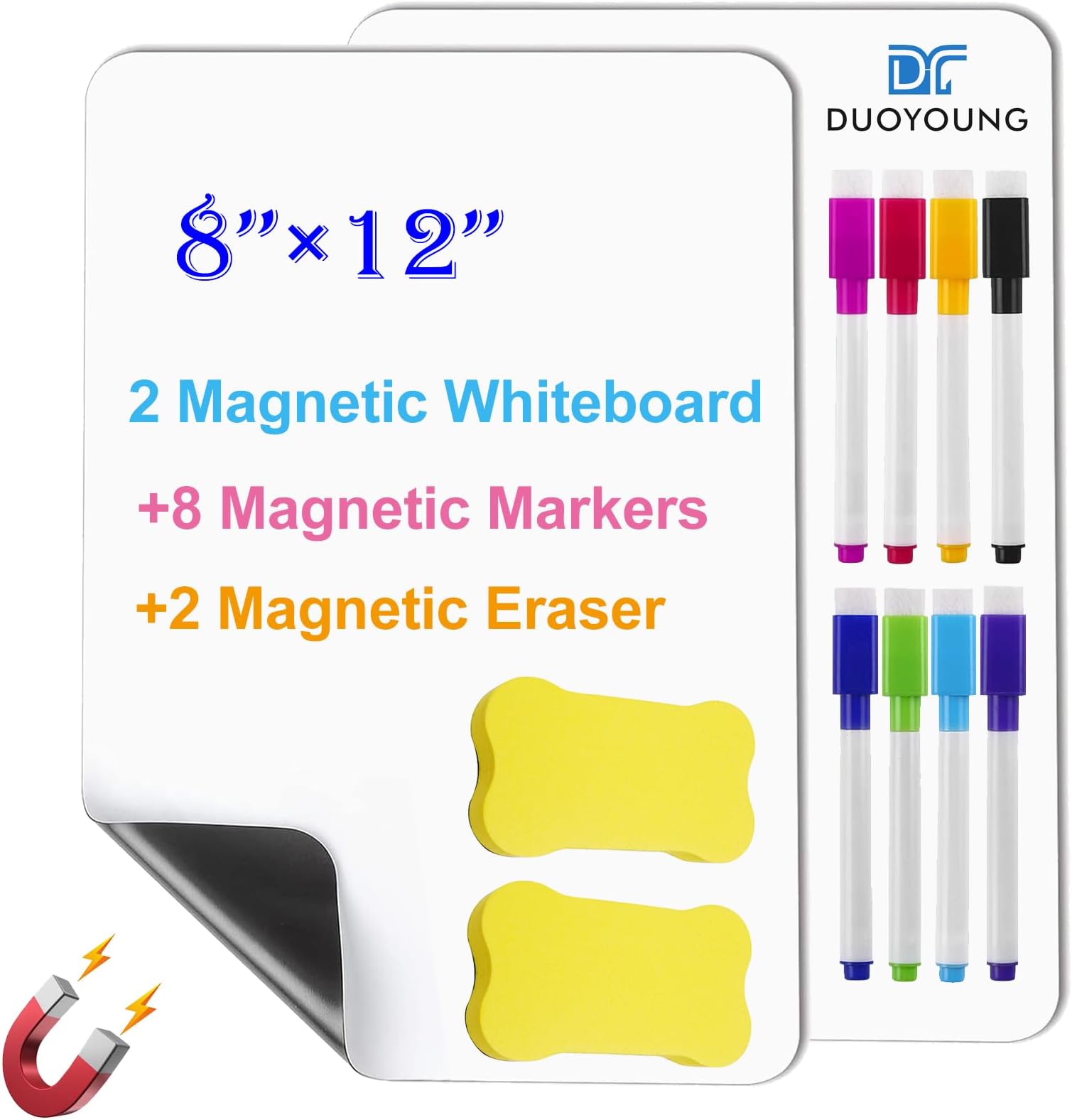 Amazon.com : Magnetic Whiteboard Fridge Dry Erase Board, Acrylic Stain ...