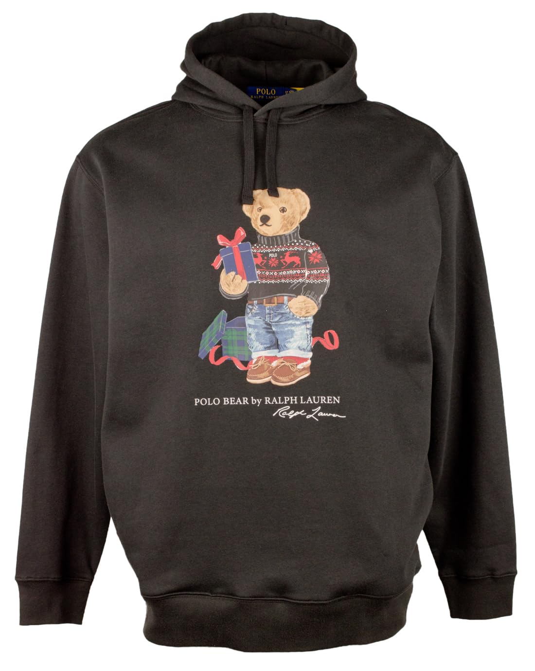 POLO RALPH LAUREN Men's Big & Tall Polo Gift Bear Fleece Hoodie 3XB ...