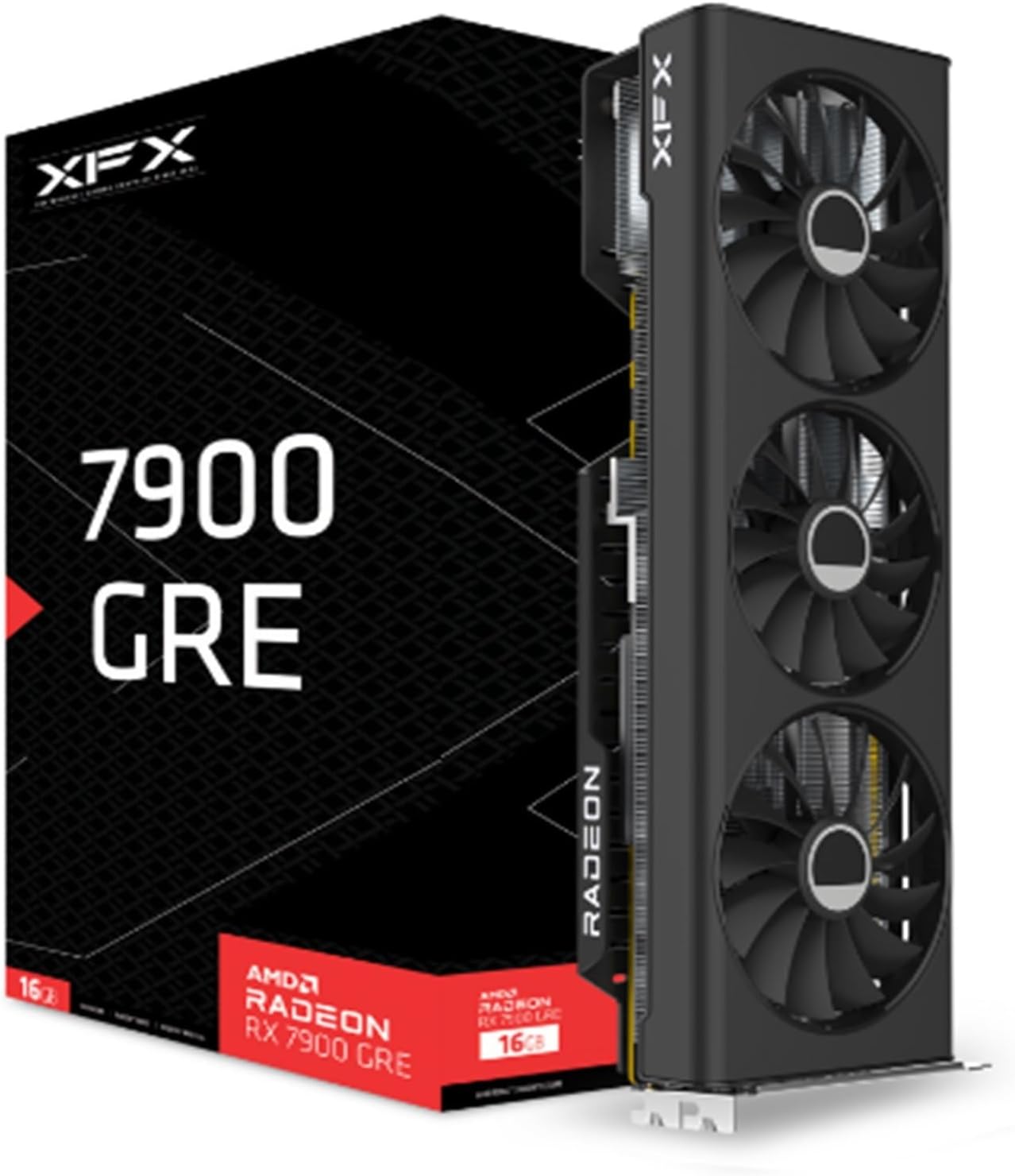 Amazon.com: XFX Radeon RX 7900GRE Gaming Graphics Card with 16GB GDDR6 ...