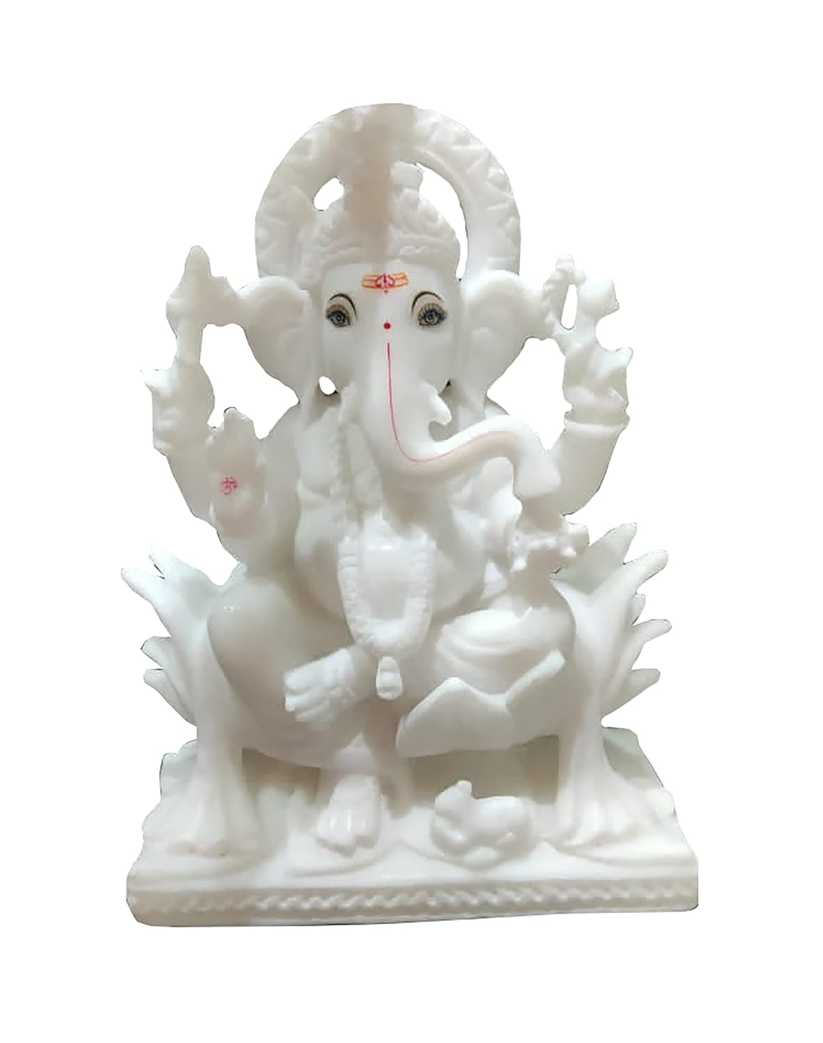 Buy Vidhya Moorti Art Marble Lord Ganesh Idol/Vinayagar Statue/Ganpathi ...