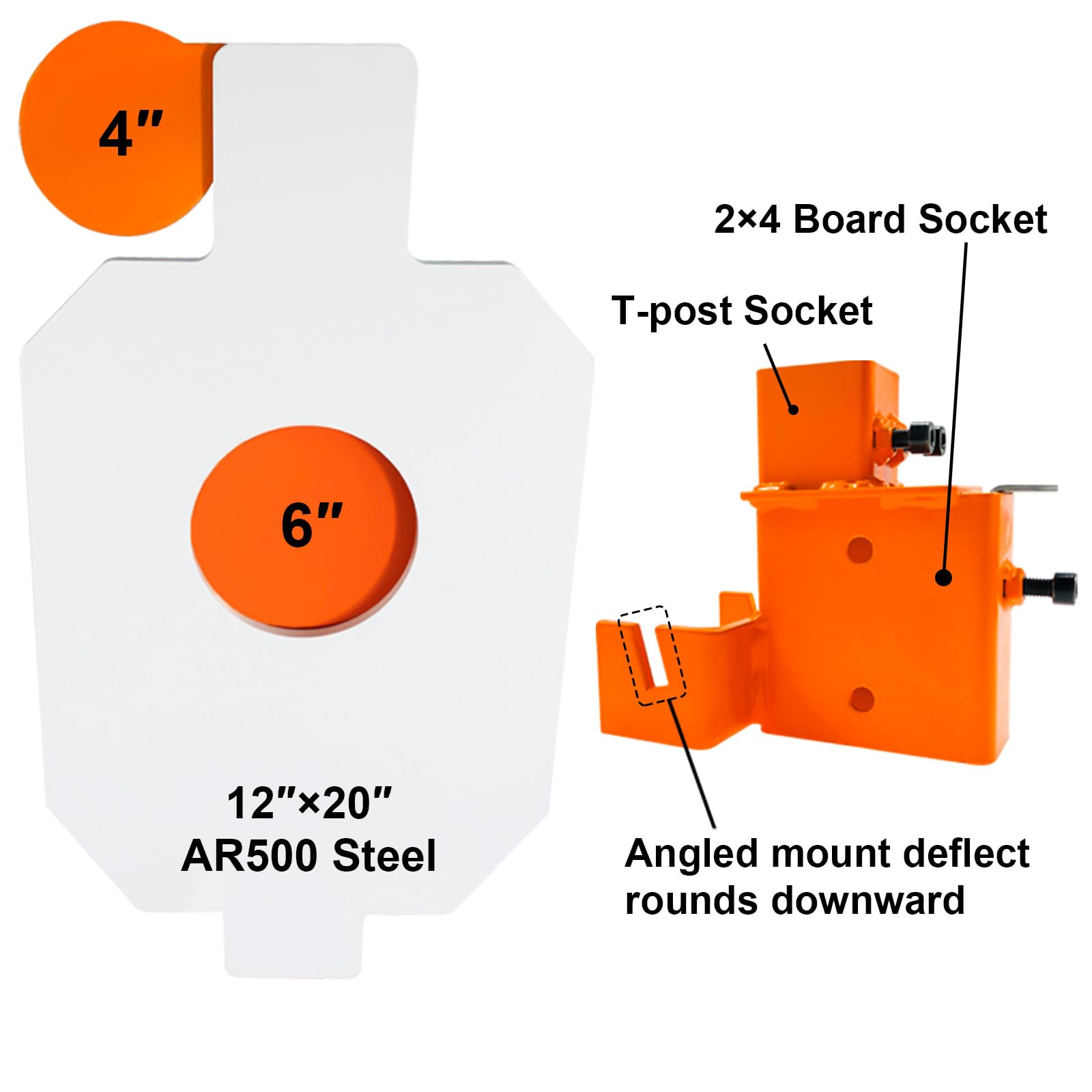 Snapklik.com : Highwild AR500 Steel Hostage Target 12" X 20" X 3/8 ...