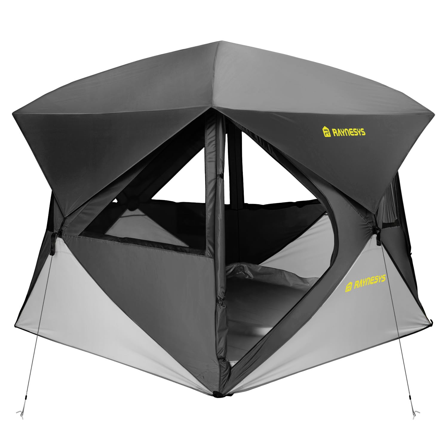 Snapklik.com : Camping Tent, Instant Cabin Tent, Setup In 60 Seconds, Black