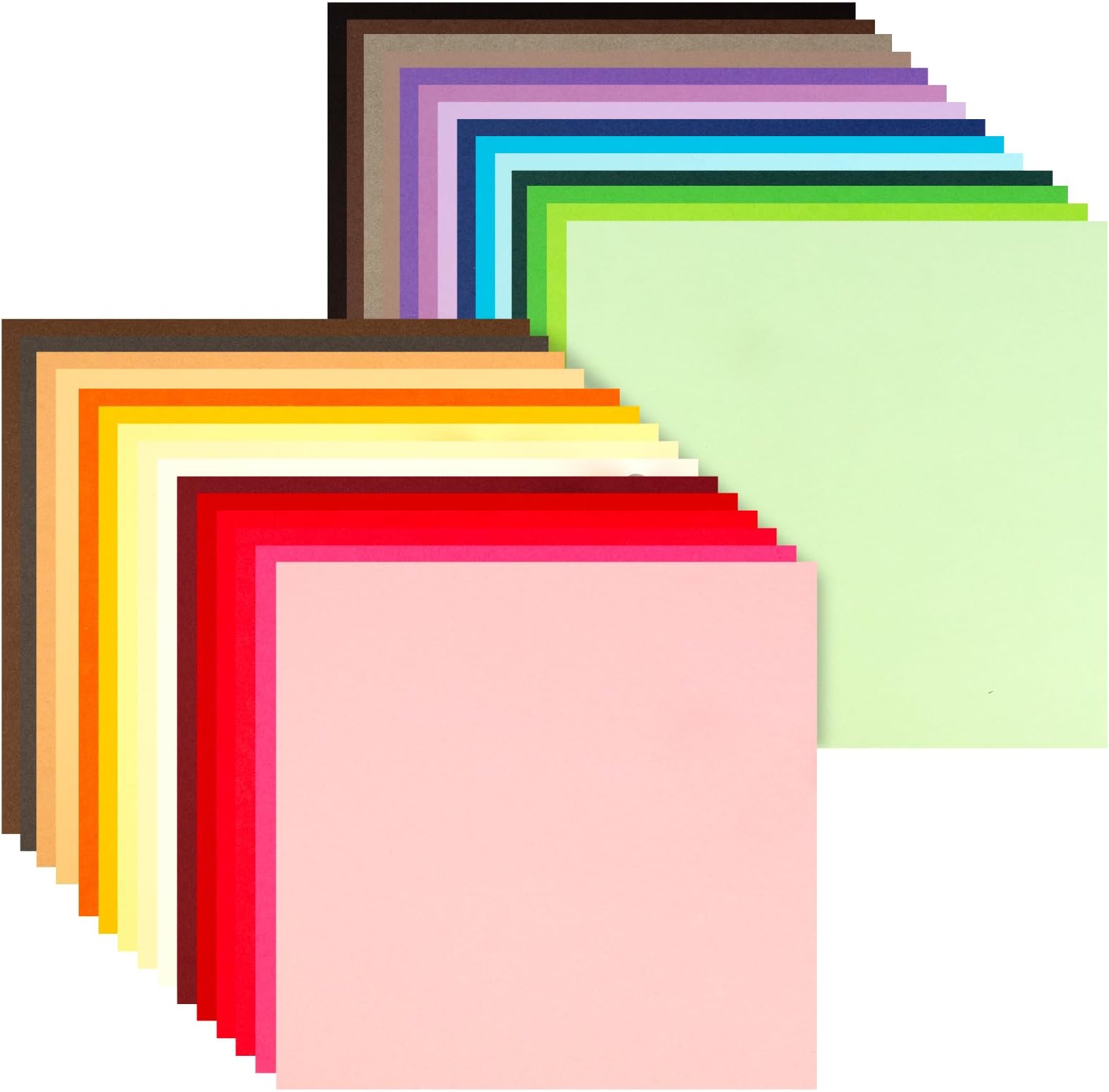 Amazon.com : Recollections Essentials 12 inch x 12 inch 100 Sheets of ...