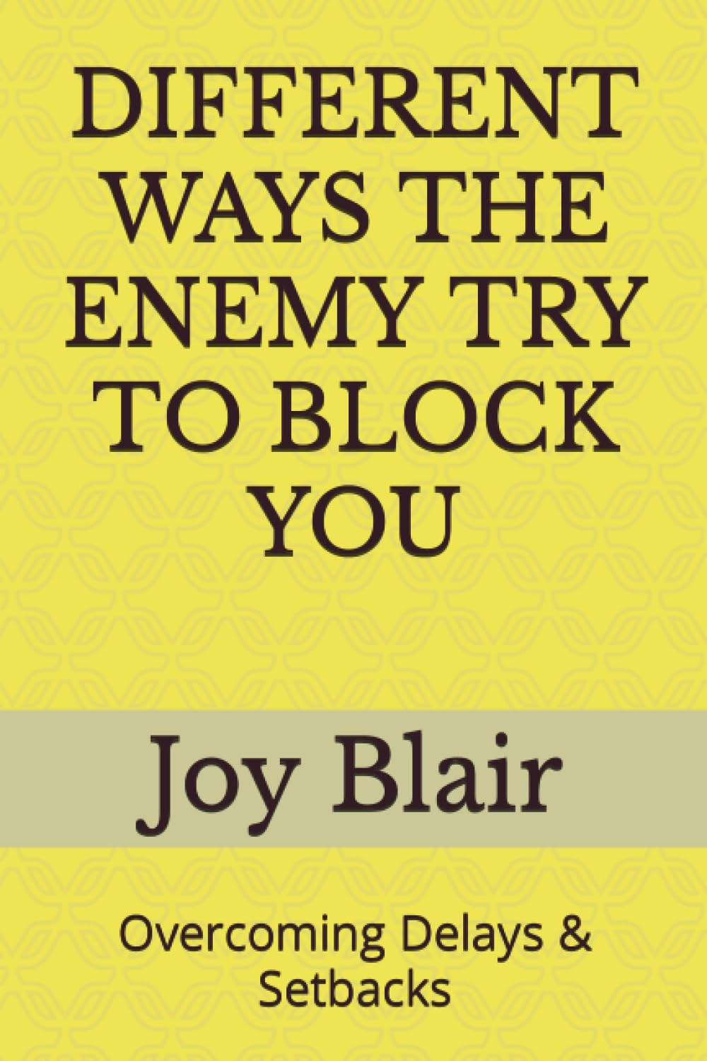 DIFFERENT WAYS THE ENEMY TRY TO BLOCK YOU: Overcoming Delays & Setbacks ...