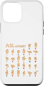 Amazon.com: iPhone 12 mini ASL Alphabet Chart Sign Language Chart ...
