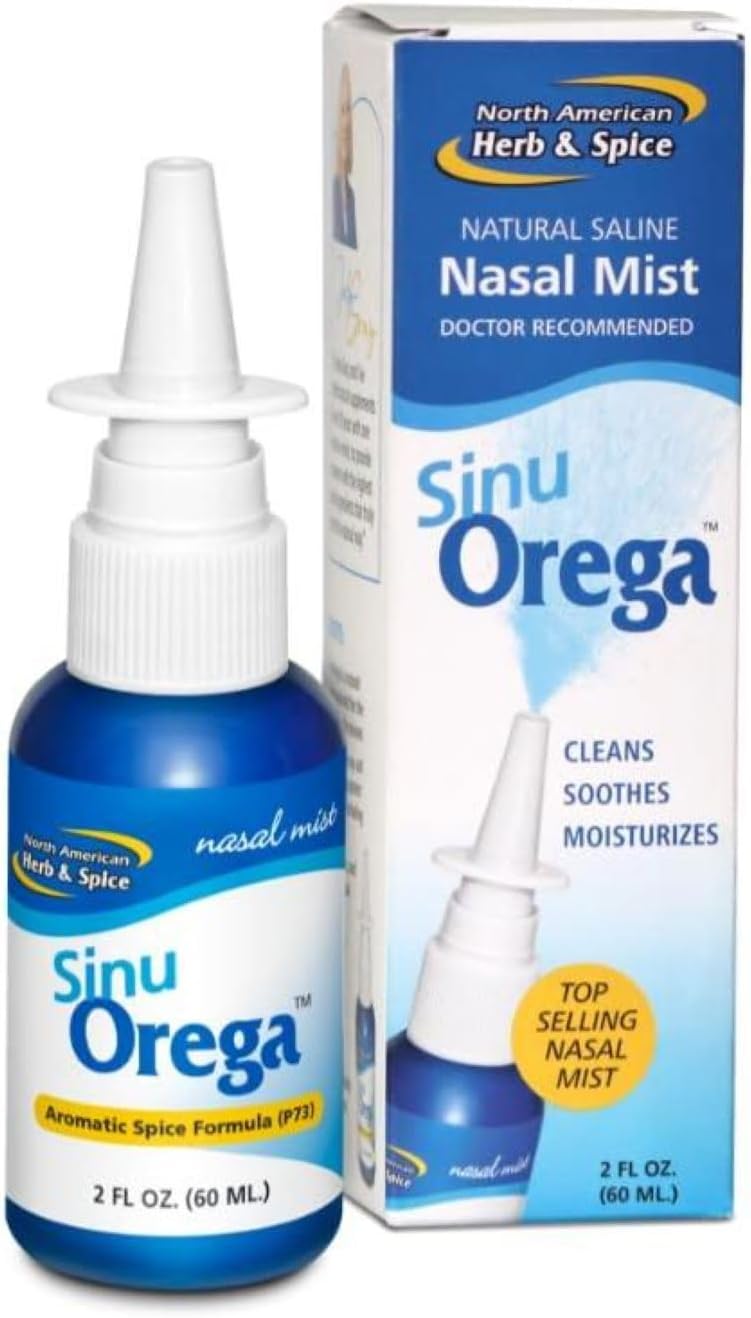 Amazon.com: NORTH AMERICAN HERB & SPICE SinuOrega - 2 fl. oz. - All ...