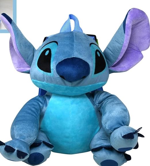 Amazon.com: Disney Stitch Full Body Plush Backpack 12" w/Ears Sitting ...