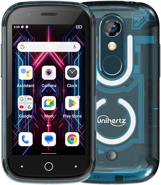 Unihertz Jelly Star Mini Smartphone, 3 Inch the World's Smallest Tiny ...