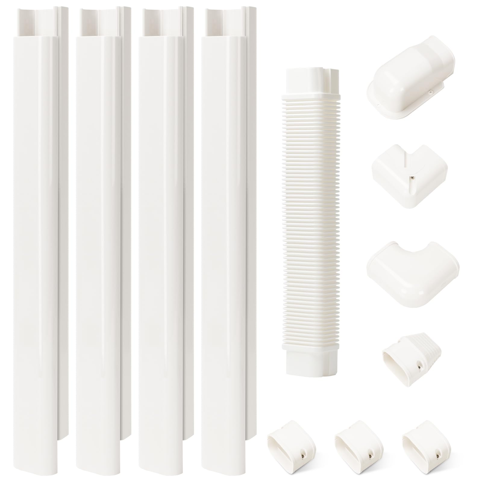 HOXHA 3" W 15Ft L Line Set Cover for Mini Split Air Conditioners ...