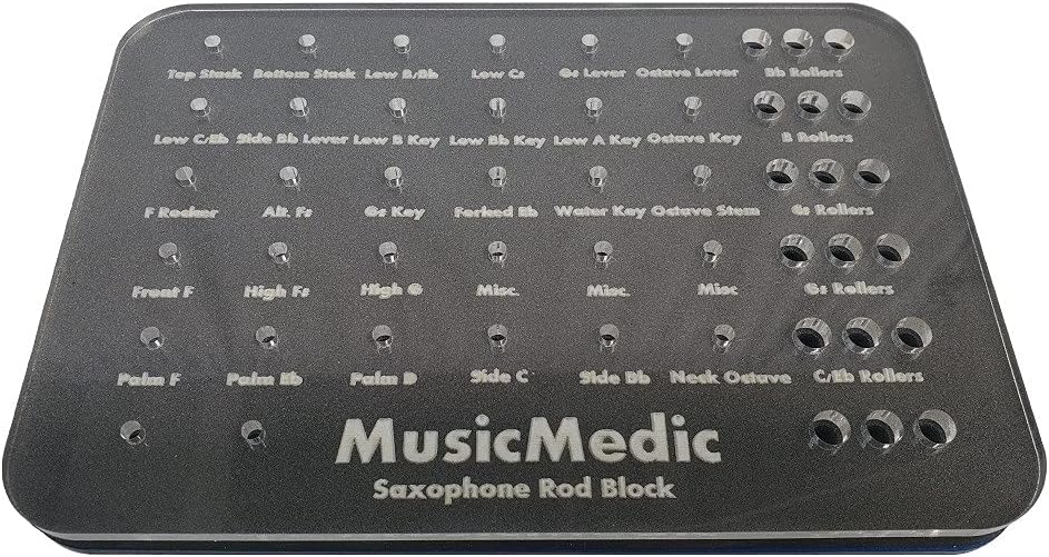 Amazon.com: MUSICMEDIC.COM SAXOPHONE ROD BLOCK. TOOLS FOR INSTRUMENT ...