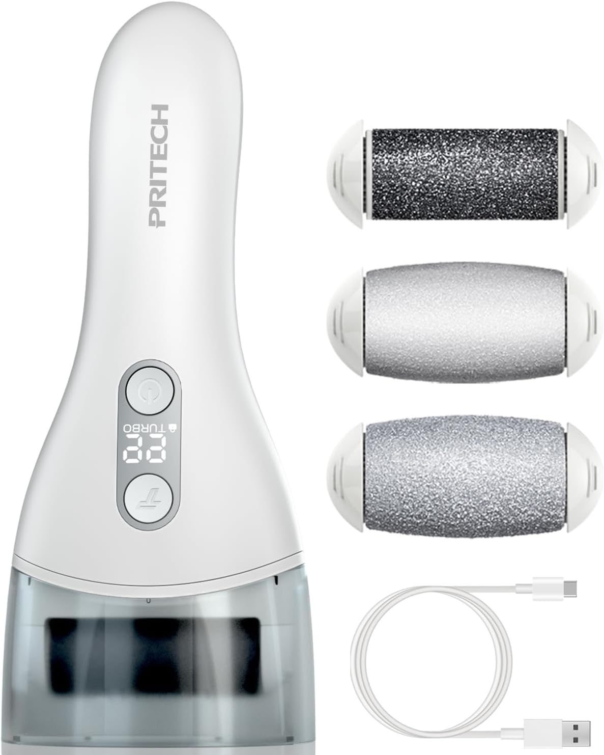 Amazon.com : Electric Callus Remover for feet,PRITECH Rechargeable Foot ...