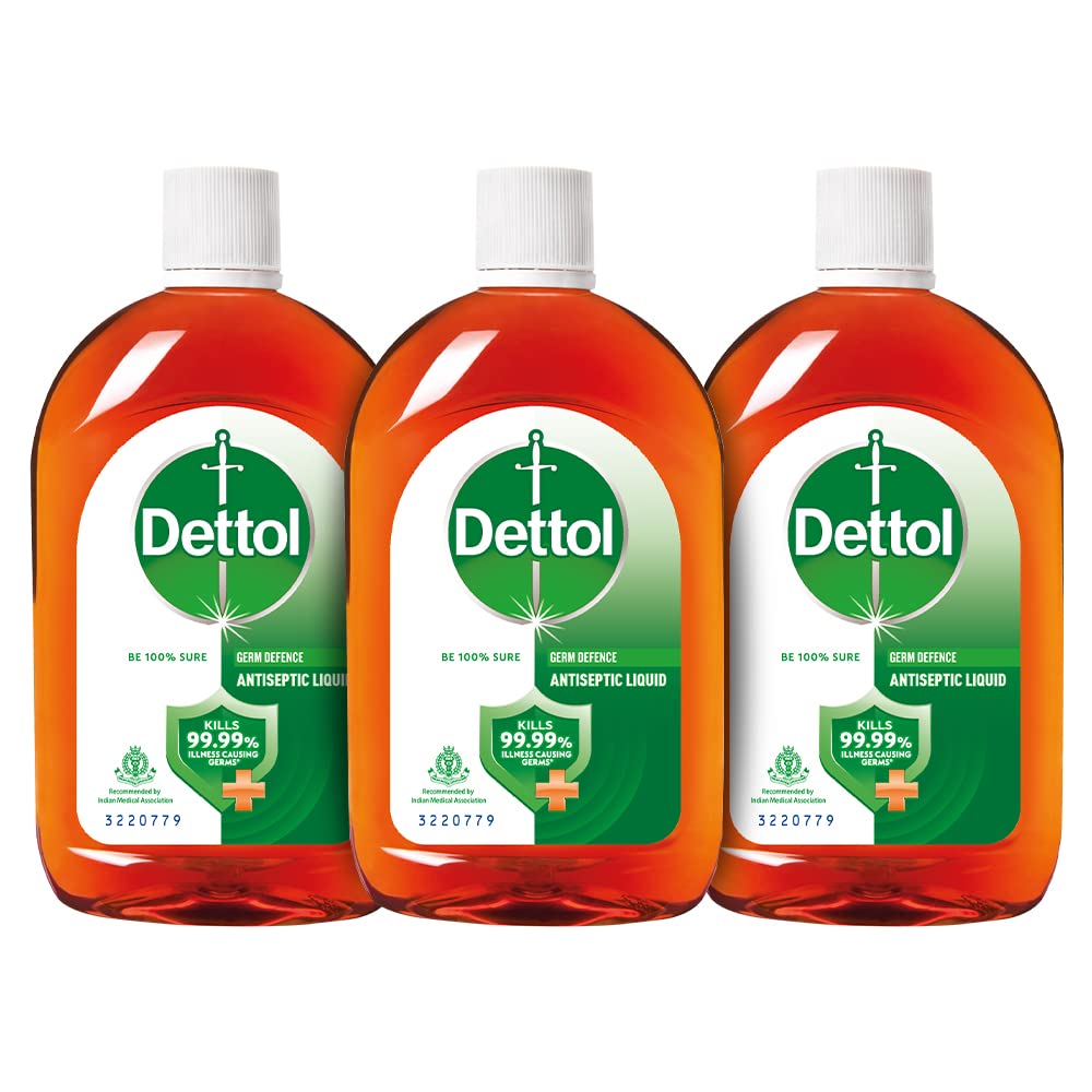 Dettol Antiseptic Disinfectant Liquid For First Aid Surface Cleaning ...