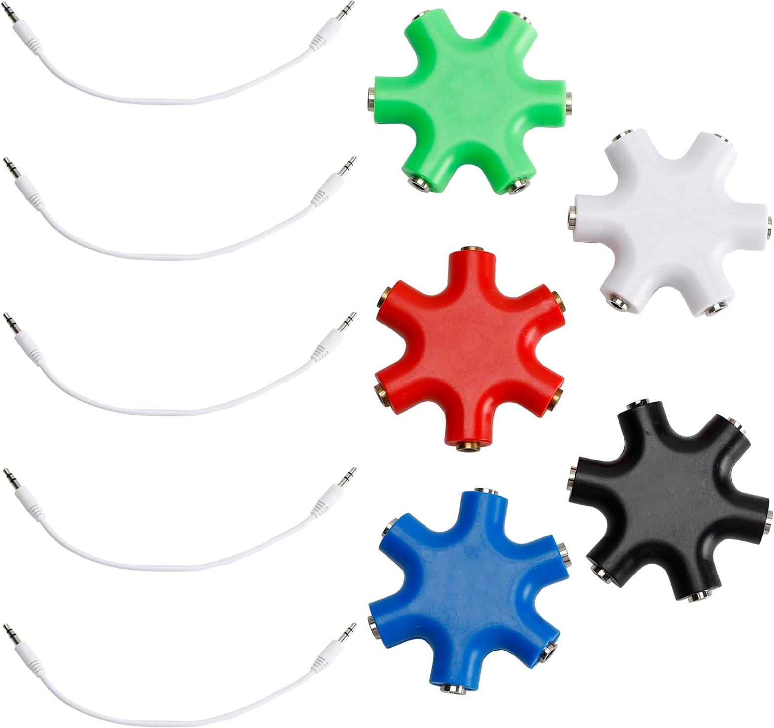 Amazon.com: Belkin Rockstar 5-Jack Multi Headphone Audio Splitter ...