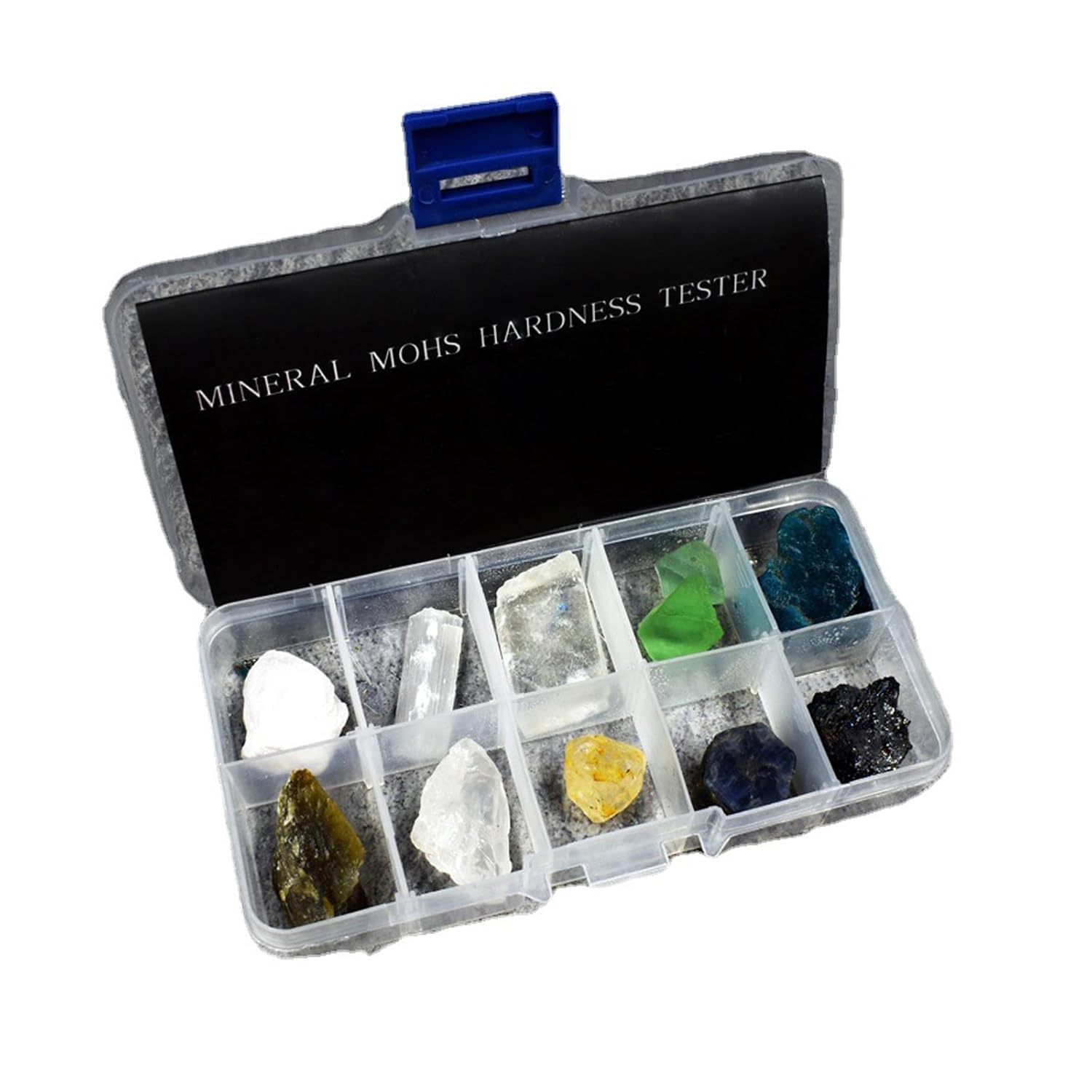 Mohs Hardness kit, Including 10 Rock and Mineral specimens, Great for ...