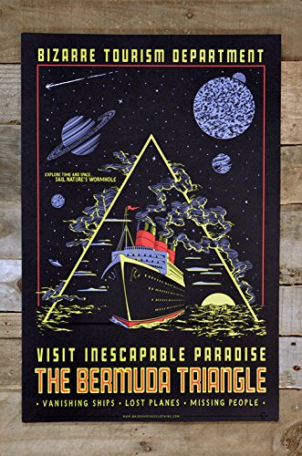 Amazon.com: Bermuda Triangle - Glow in the Dark Poster 12" x 18 ...