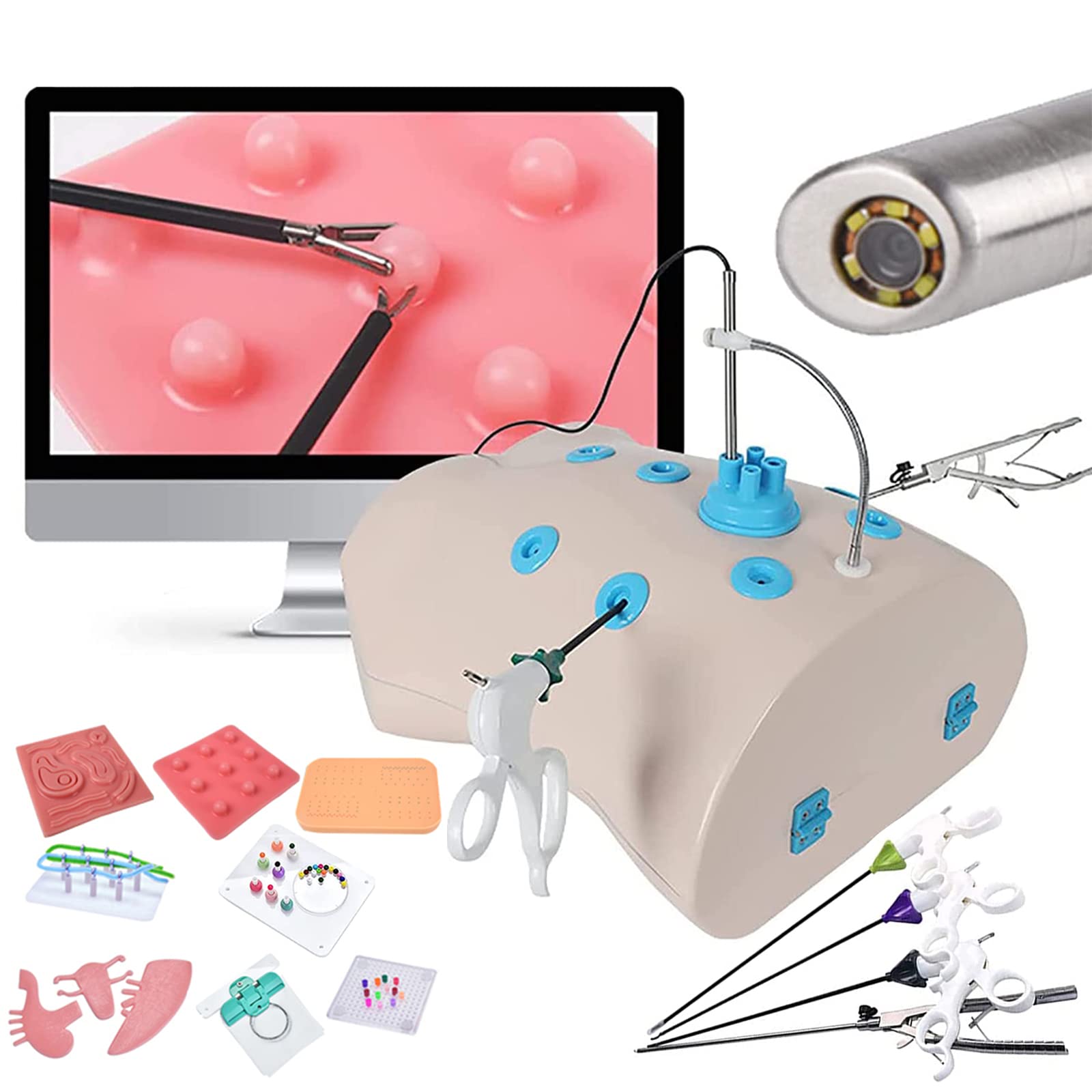Laparoscopic Trainer Simulator Training Box Laparoscopy Practice Kit ...