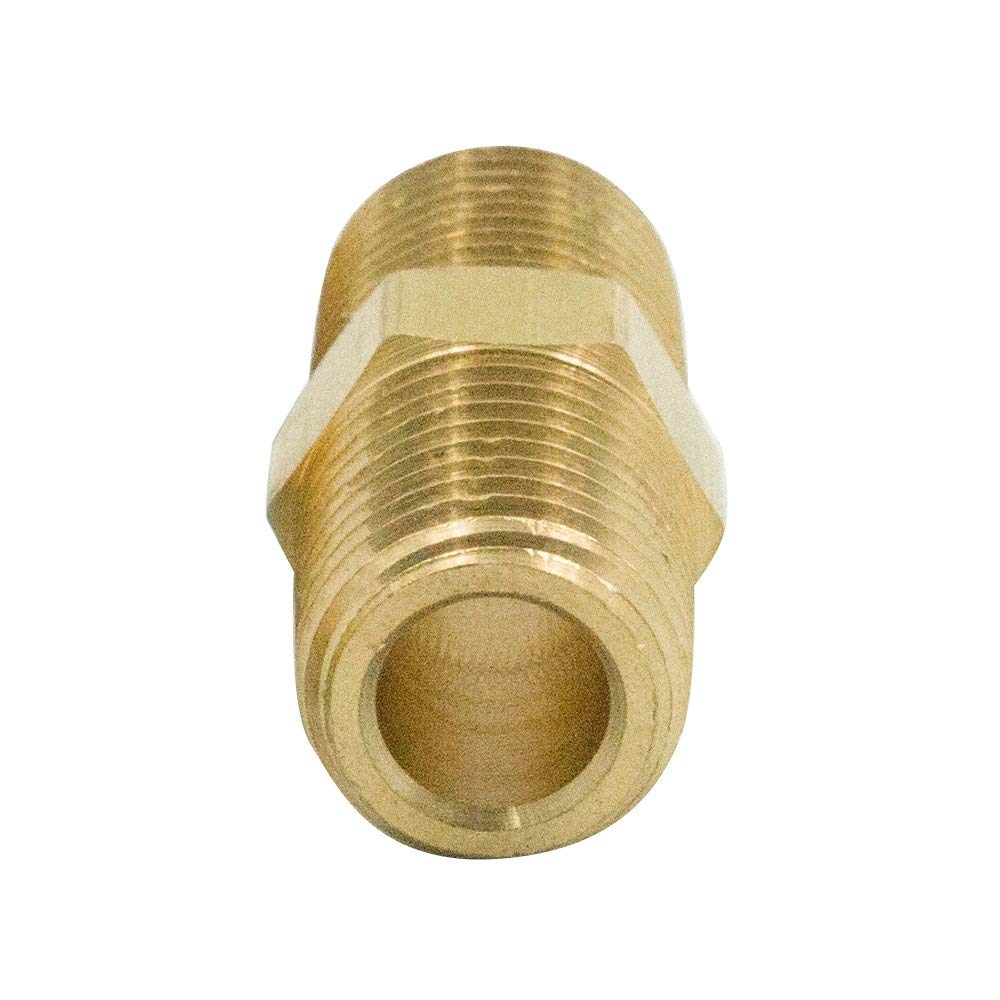 Snapklik.com : Legines Brass Hex Nipple 1/8" NPT Male X 1/8" NPT Male ...