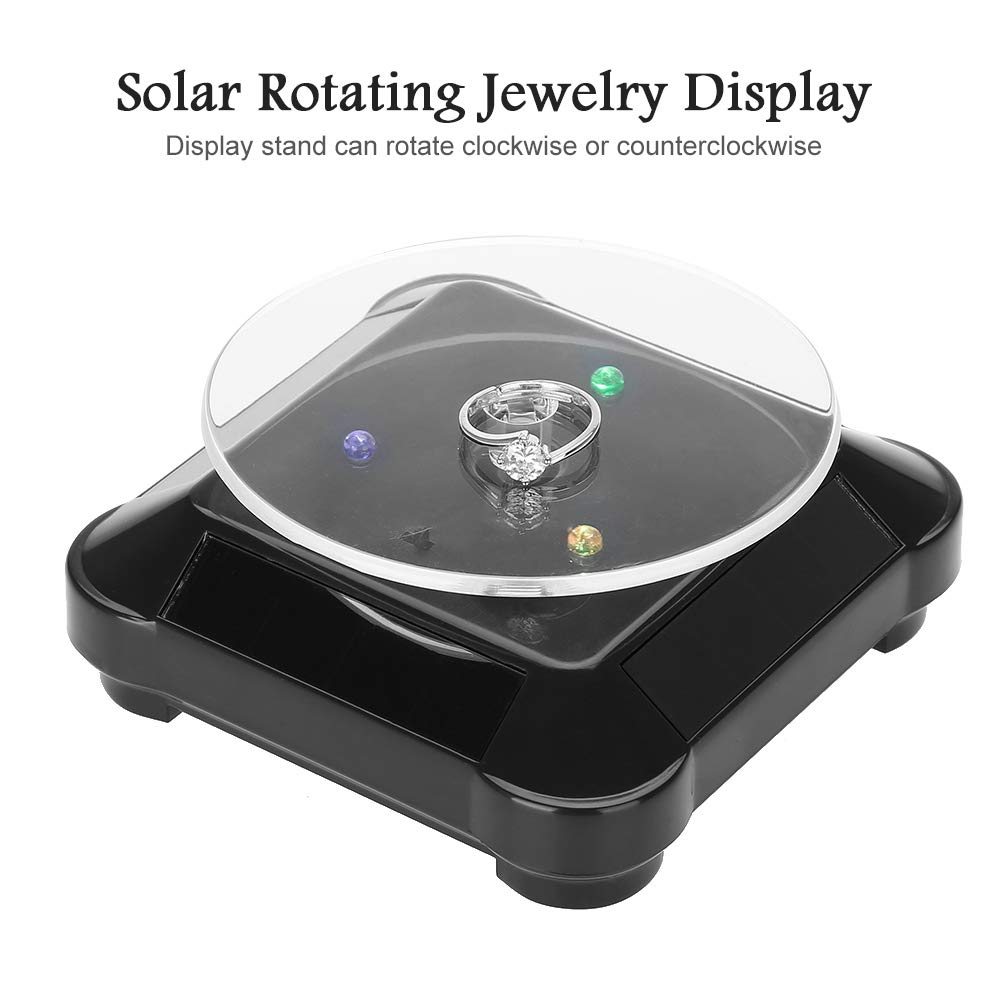 1kg Load Capacity Display Solar Powered Rotating Display Stand - 360 ...