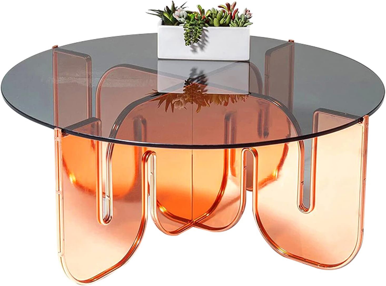 Amazon.com: Luxury Coffee Table/Nordic Creative Acrylic Color Matching ...