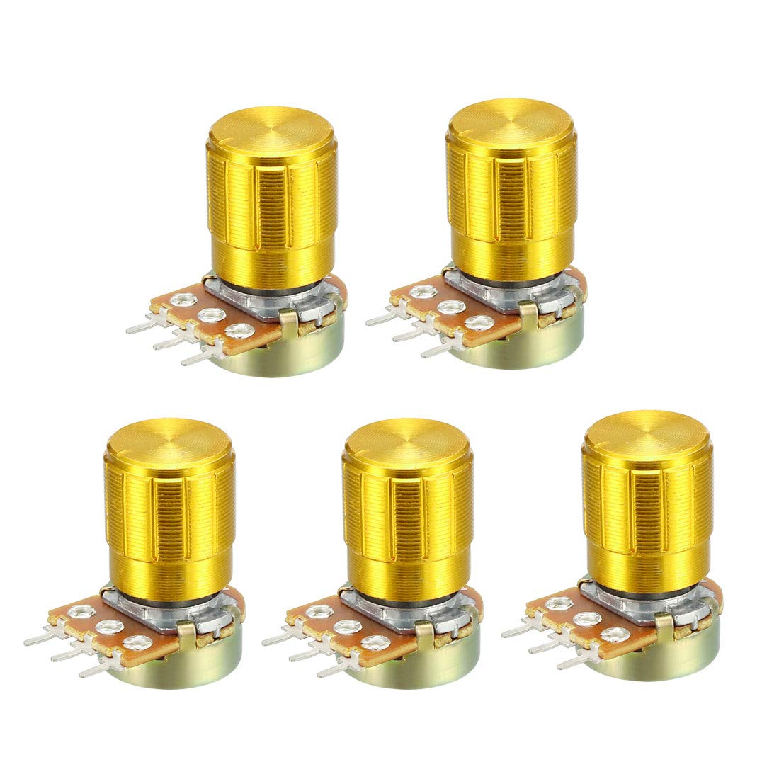 Buy sourcing WH148 20K Ohm Variable Resistors Single Turn Rotary Carbon ...