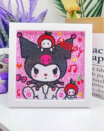 Amazon.co.jp: Kuromi 5D Diamond Art Painting Complete : Toys & Games