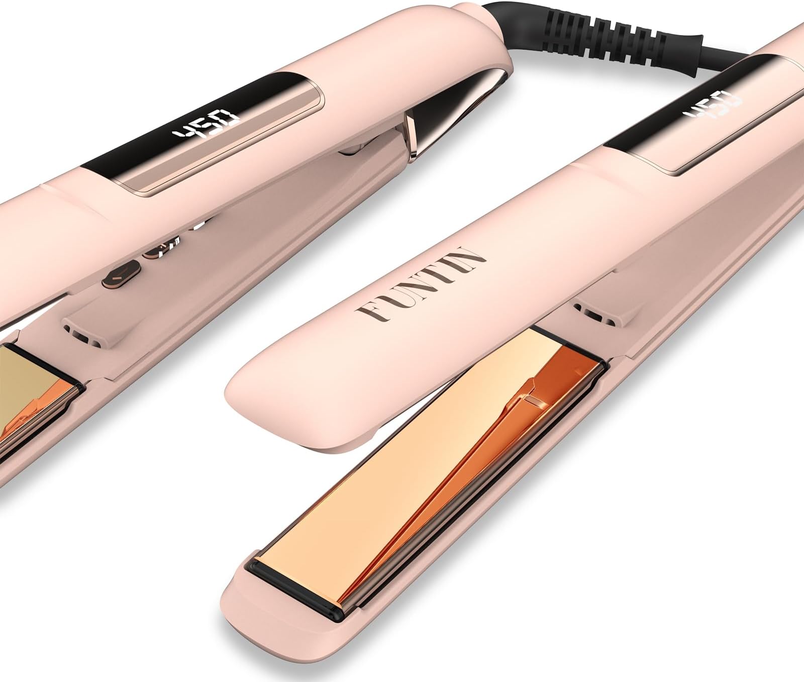 Amazon.com : FUNTIN S10 Hair Straightener, Flat Iron - 100% Pure ...
