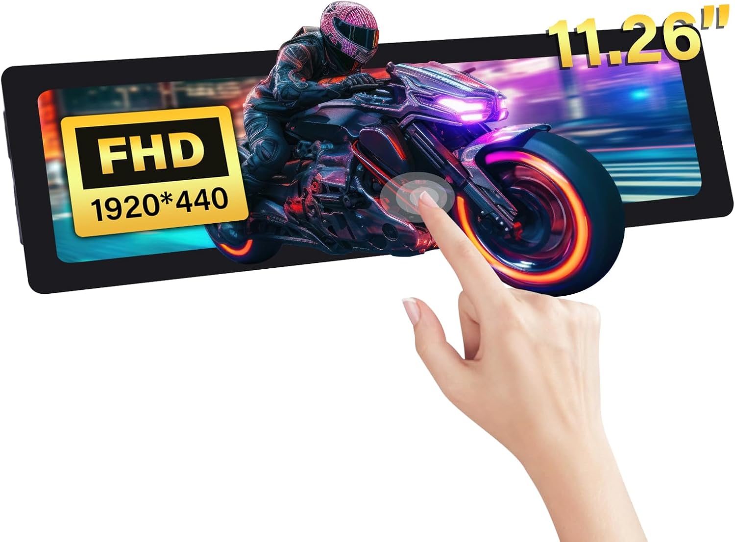 Amazon.com: GeeekPi 11.26 inch 1920x440 HDMI LCD Capacitive Touch ...