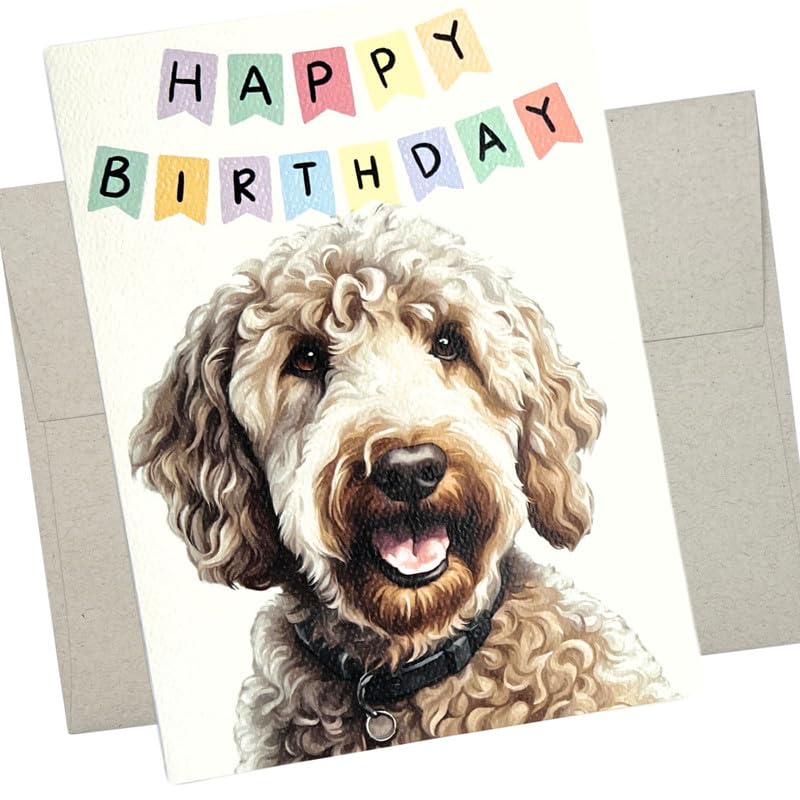 Labradoodle Birthday Wishes Labradoodle Dog Birthday Card