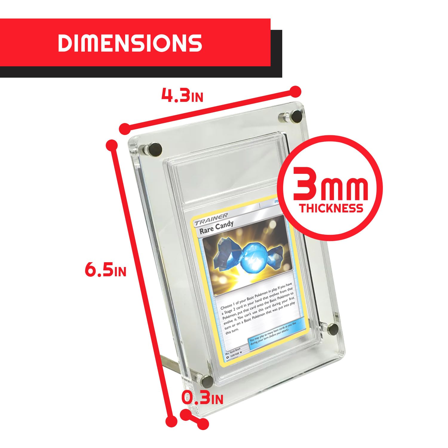 Snapklik.com : EVORETRO PSA Card Display, 2 Pack Baseball, Football Card Display Stand, UV ...