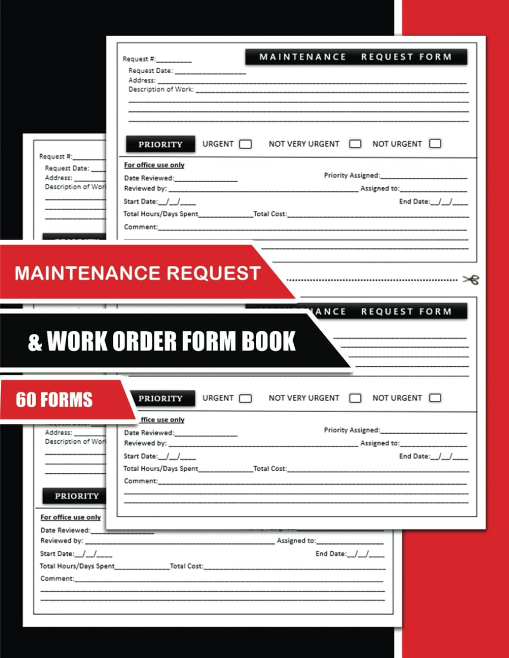 Amazon.com: Maintenance Request and Work Order Form Book: Standard Job ...