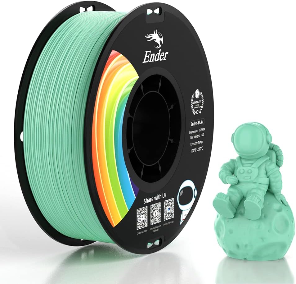 Amazon.com: Creality 3D Printer Filament, PLA Plus Filament 1.75mm Jade ...