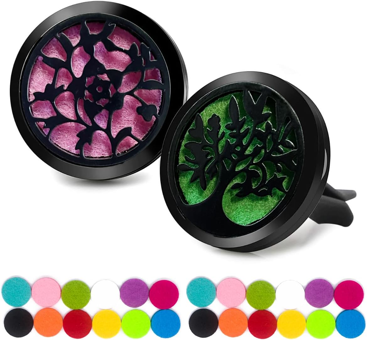 Amazon.com: Car Air Freshener Diffuser Vent Clips - Aromatherapy ...