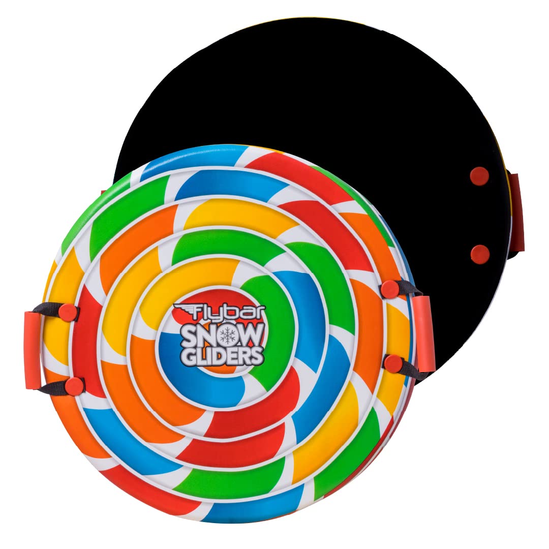 Flybar Snow Sled for Kids - Foam Saucer Disc Sled, Ages 6+, Easy Grip ...