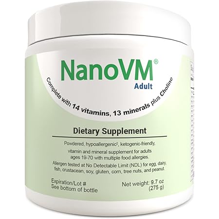 Amazon.com: NanoVM Adult, Allergen-Free Vitamin Supplements, Women and ...