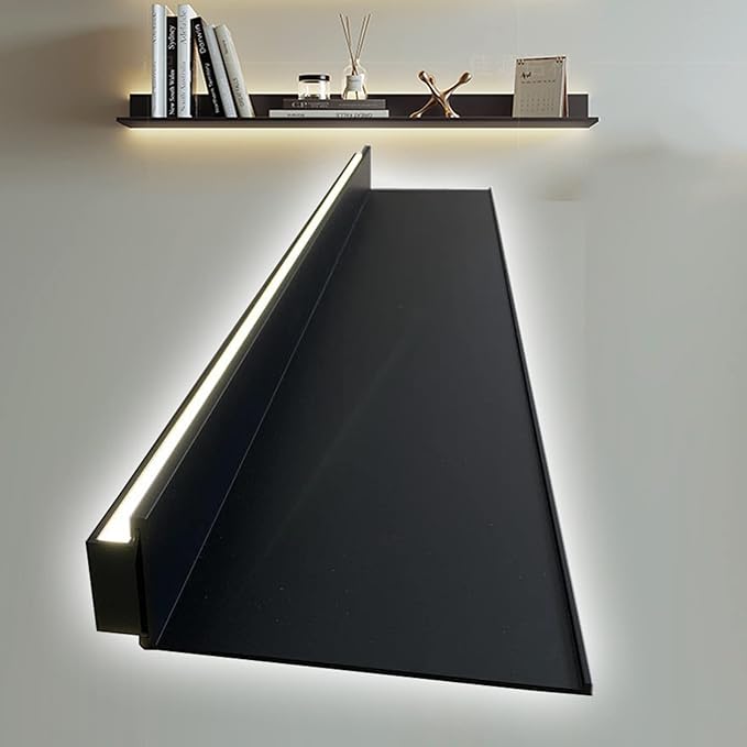 Amazon.com: SLVUAFRN Floating Display Shelf with Built-in Illuminated ...