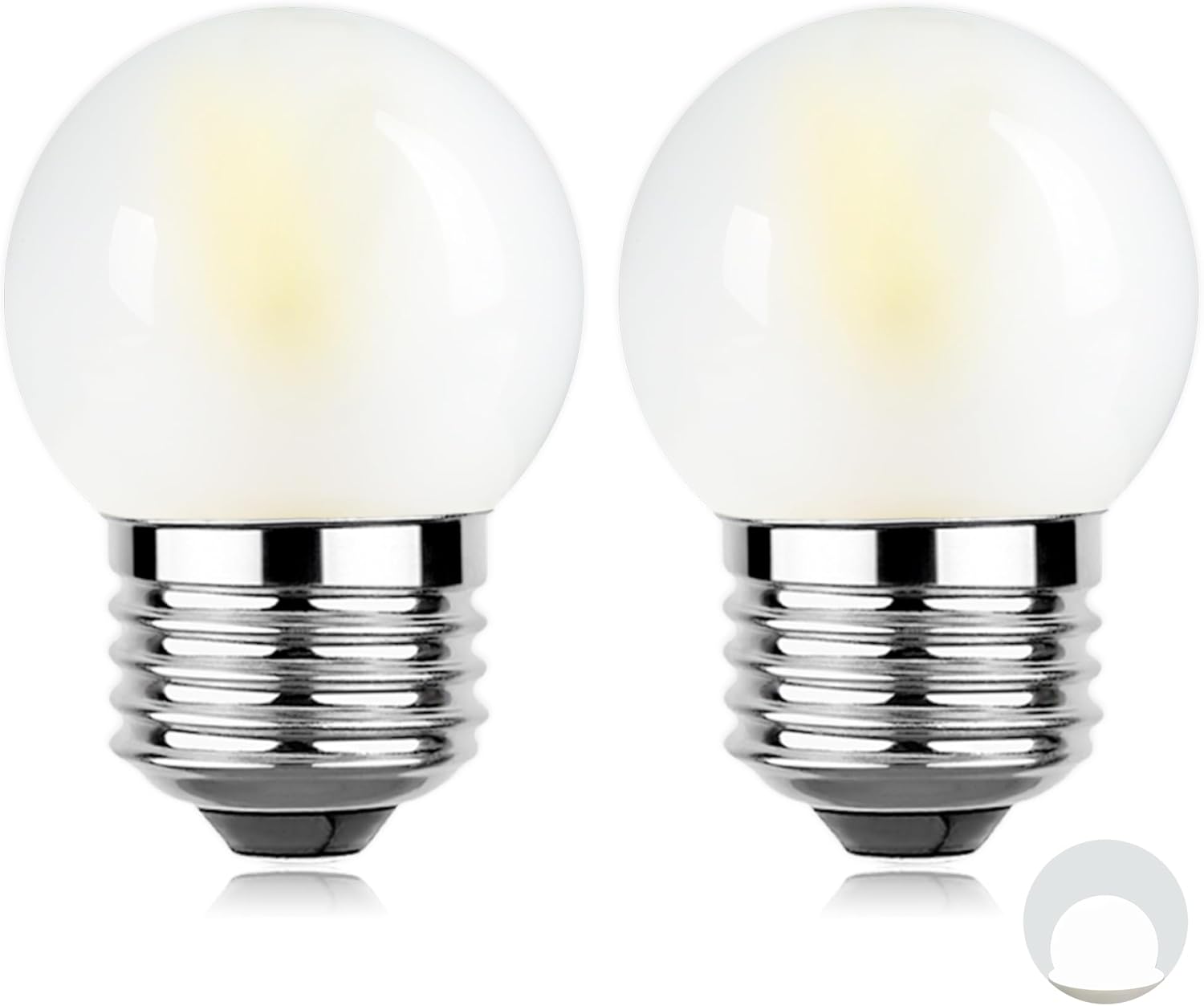 Dimmable 3W LED Bulb Equivalent 25 Watt Light Bulbs, Daylight 5000K ...
