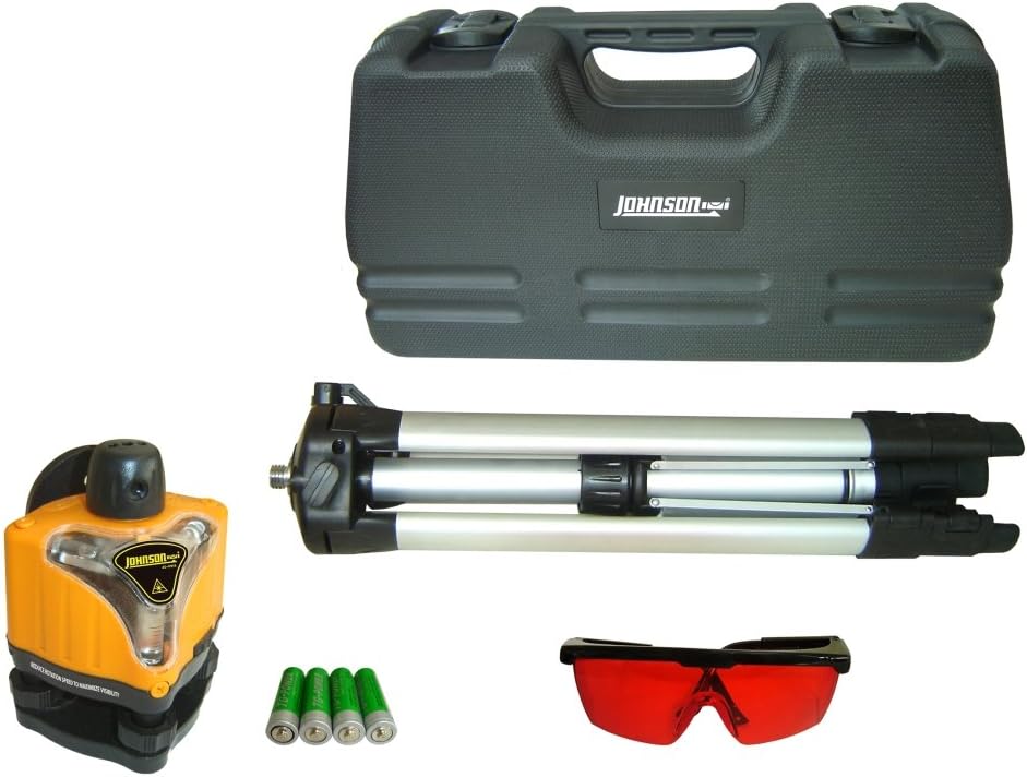 Johnson Level and Tool 40-0918 Johnson Rotary Laser Level Kit : Amazon ...