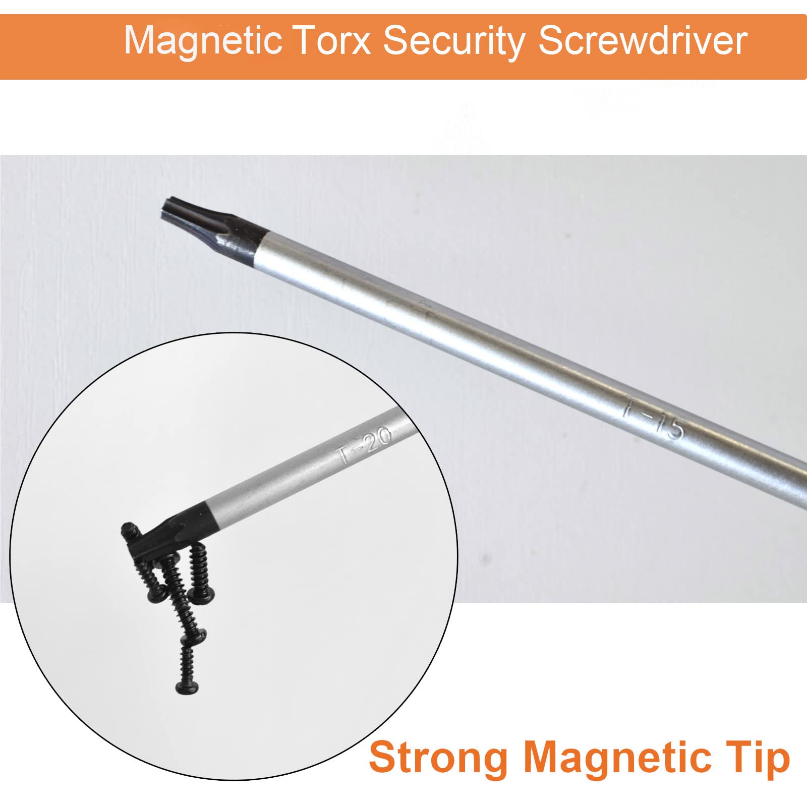 Snapklik.com : T20 Torx Screwdriver Extra Long, SKZIRI 12 Inch T20H ...