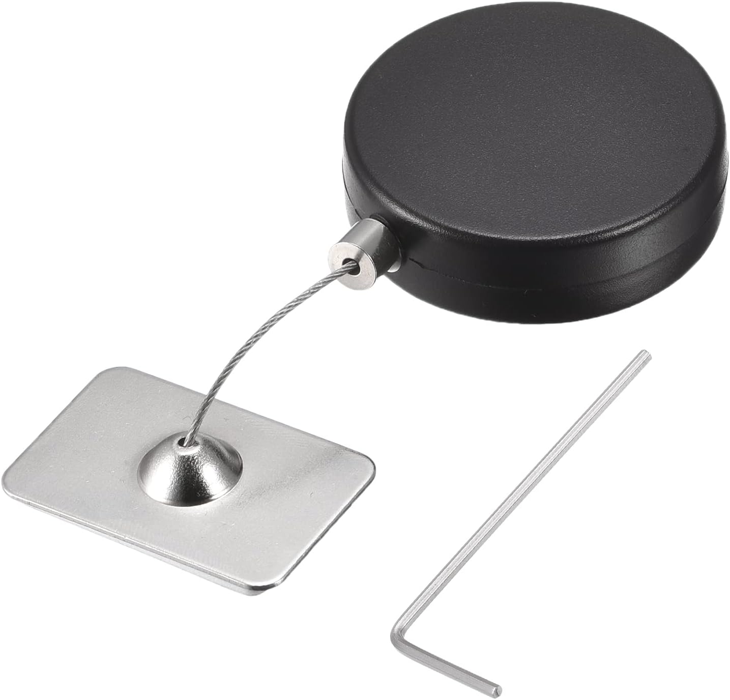 MECCANIXITY Retractable Cable Lock with Double-Sided Adhesive, Remote ...