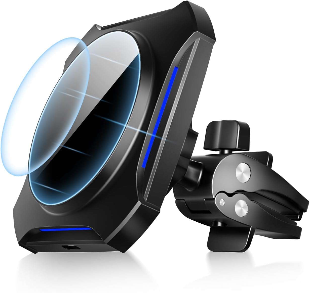 Amazon.com: Wireless Car Charger Mount with Strong Magnetic Phone Grip ...