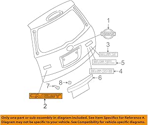Amazon.com: Genuine Nissan Parts - Authentic Catalog Part from The ...