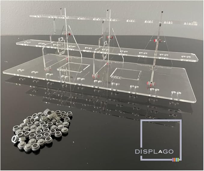 Amazon.com: Acrylic Display Podium for 30 Lego® Minifigures. Compatible ...