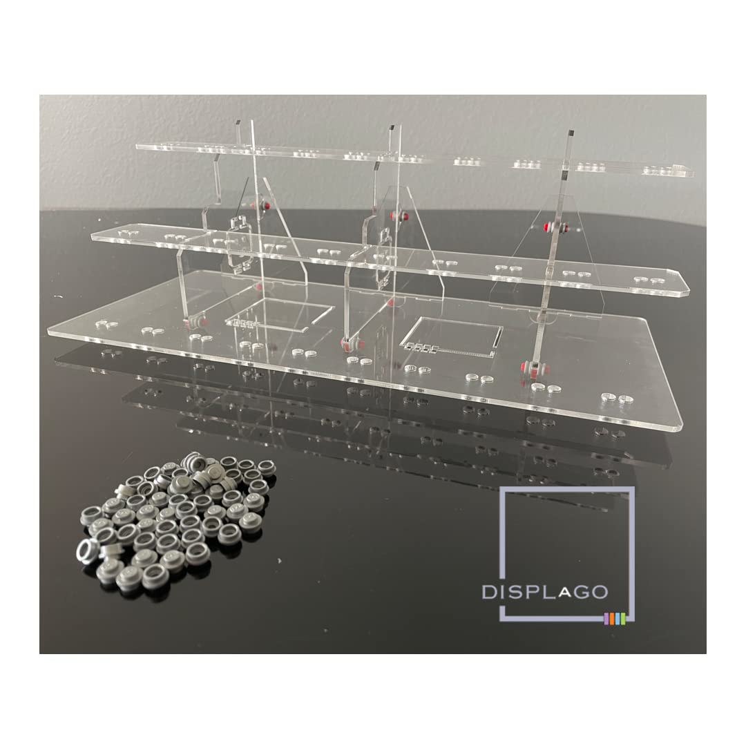 Amazon.com: Acrylic Display Podium for 30 Lego® Minifigures. Compatible ...