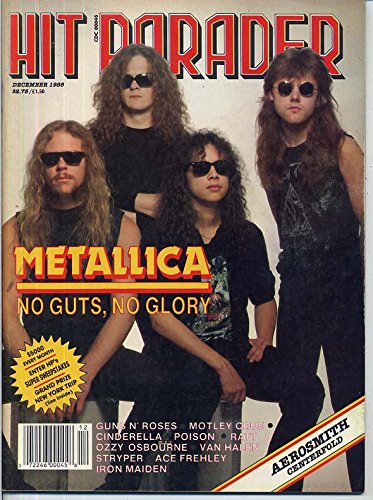 Hit Parader Magazine METALLICA Axl Rose AEROSMITH Bon Jovi BONFIRE Ratt ...